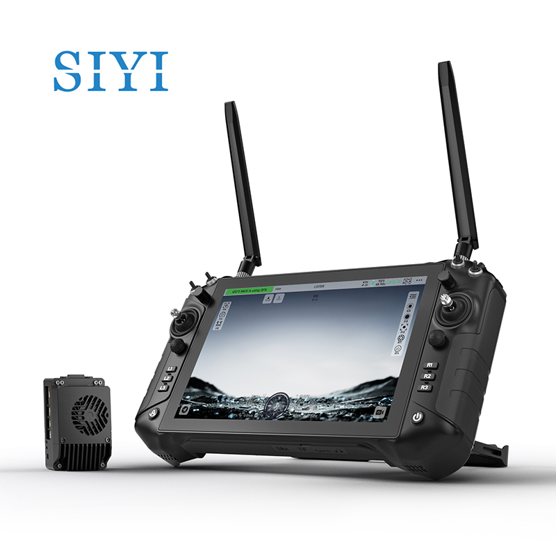 SIYI UniRC 10 Pro Triple Frequency 2.4 & 5 & X GHz 45 KM Screen 10 ...